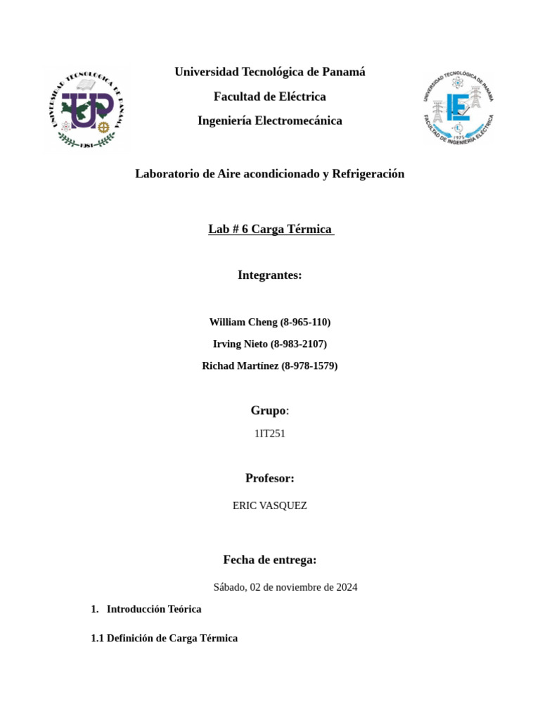 Cálculo de Carga Térmica en HVAC | PDF | Aire acondicionado | Termodinámica