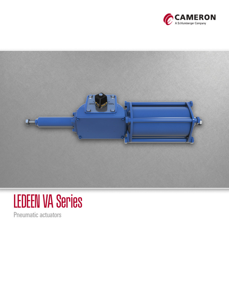 BCA - Cameron Ledeen-VA Series | PDF | Actuator | Steel