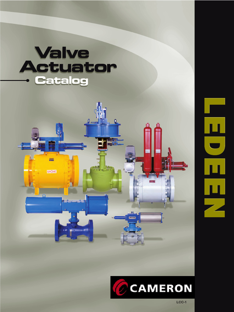 BCA - Cameron Ledeen-3 LEDEEN Valve Actuator | PDF | Valve | Actuator