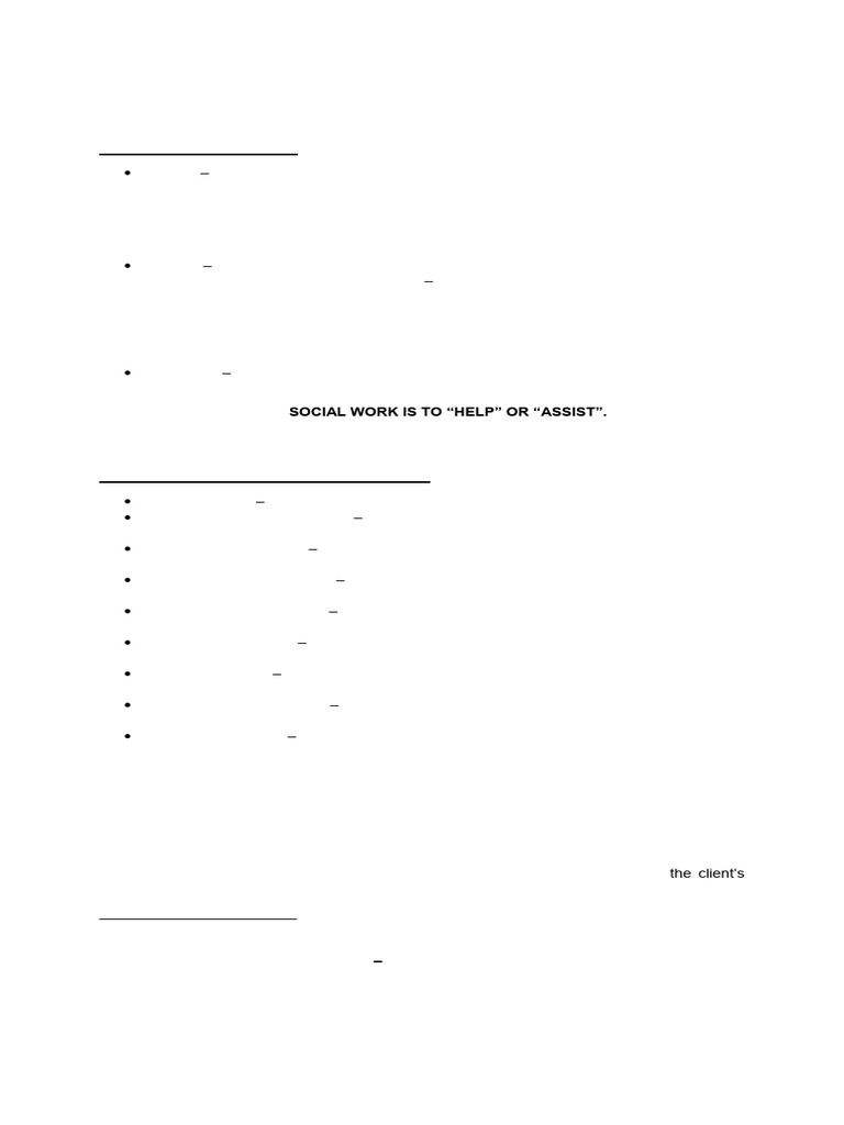 Goals and Scope of Social Work | PDF | Social Work | Disciplines