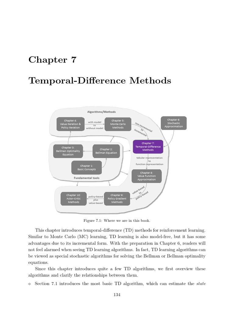 3 - Chapter 7 Temporal-Difference Methods | PDF | Mathematical Analysis | Applied Mathematics