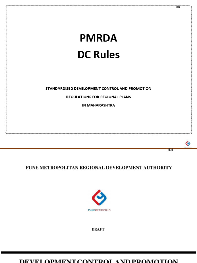 Draft PMRDA DCPR 2018 | PDF | Building | Elevator