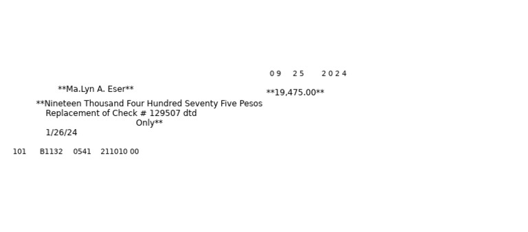 Cashier Cheque Layout | PDF