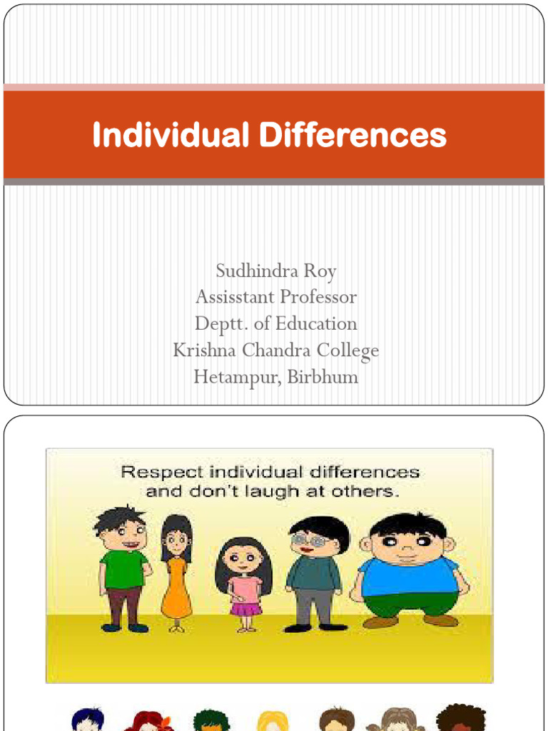 Understanding Individual Differences in Education | PDF | Attitude (Psychology) | Teachers