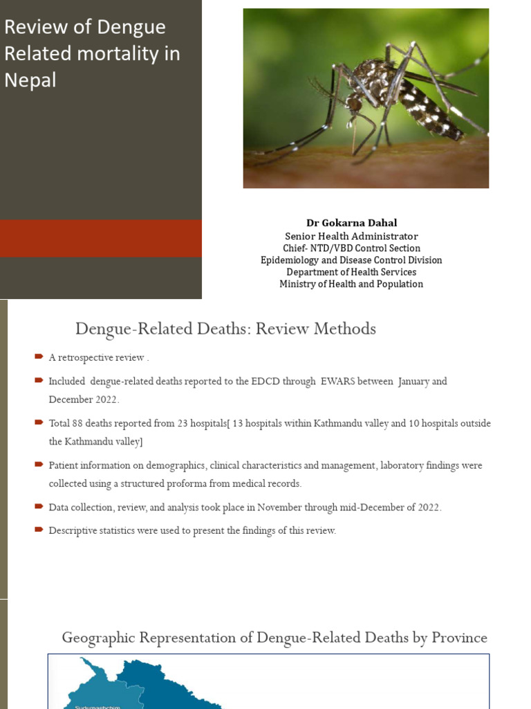 Dr. Gokarna Dahal Dengue 2 - EDCD - Session 1 | PDF | Comorbidity ...