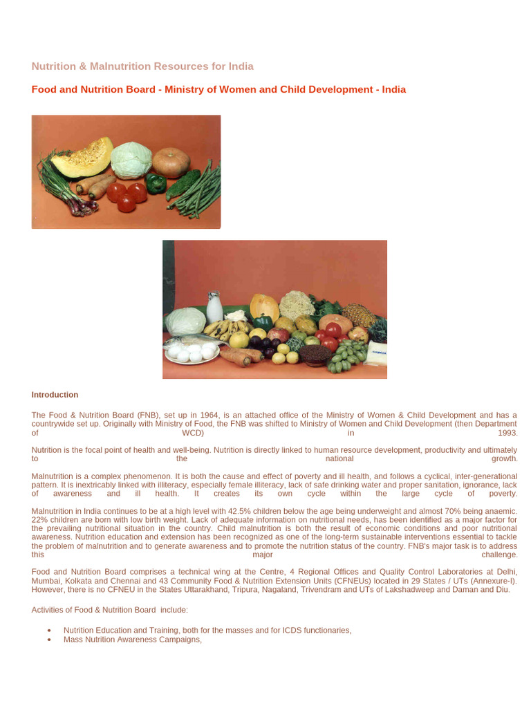 Nutrition | PDF | Malnutrition | Nutrition