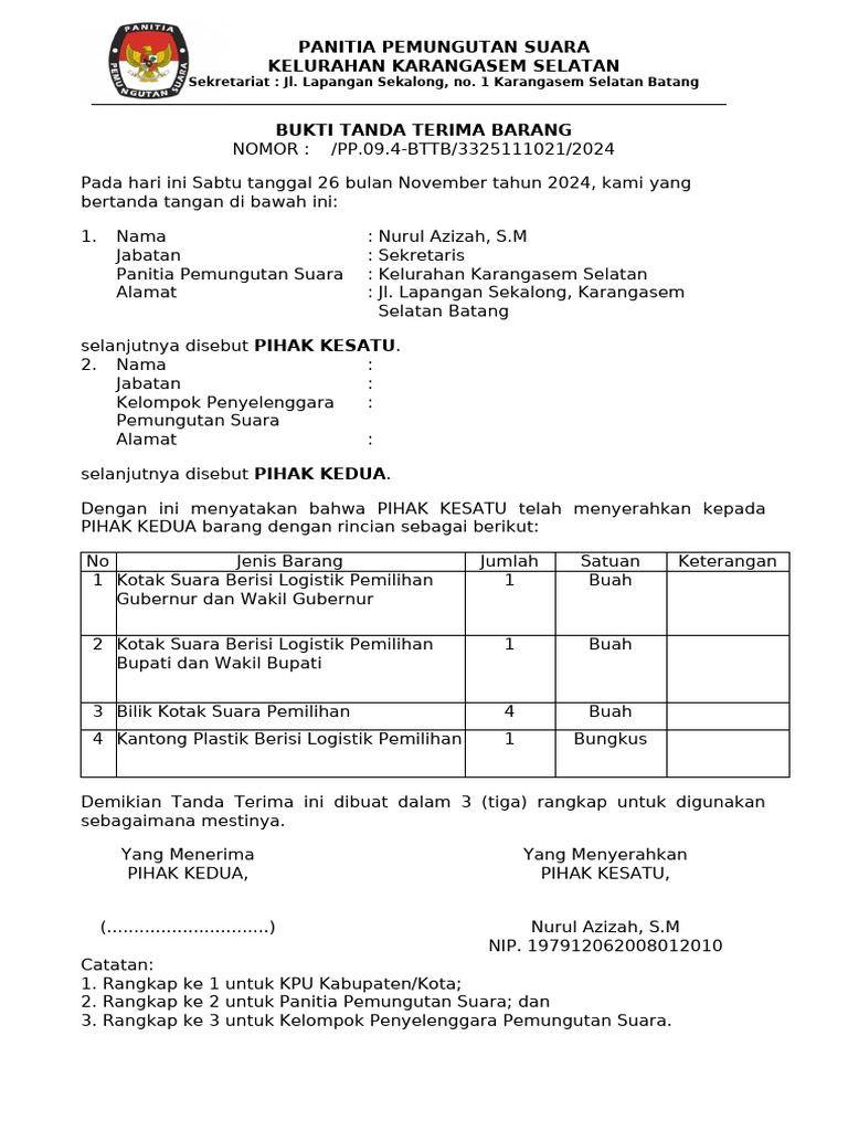 BTTB PPS Ke TPS | PDF
