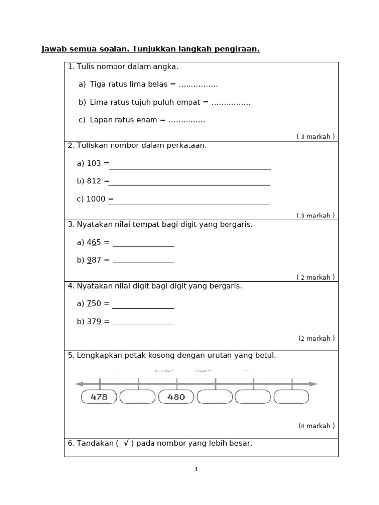 Uasa K 2 Matematik T4 Ppki BP | PDF