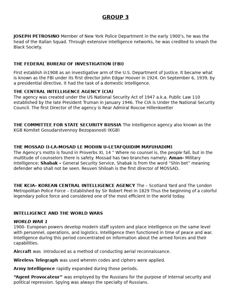 Global Intelligence Evolution | PDF | Espionage | Counterintelligence