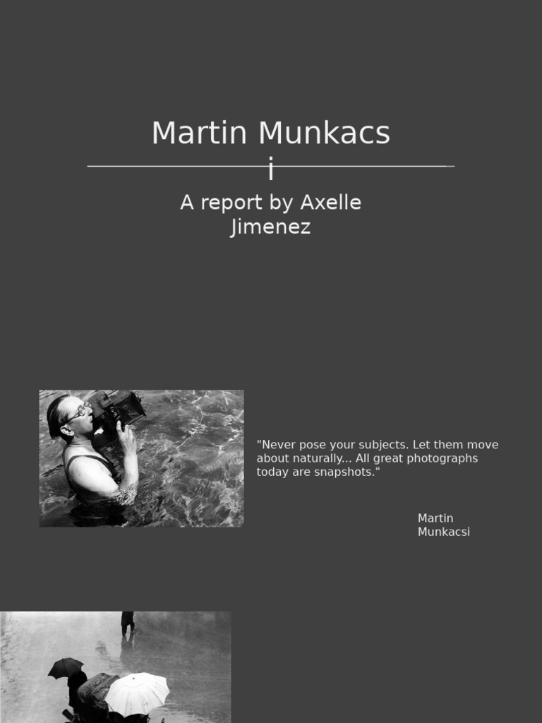 Martin Munkacsi: Pioneer of Dynamic Photography | PDF | Imaging