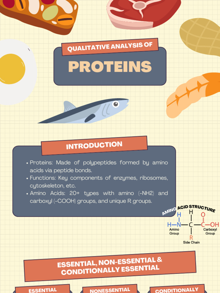 Qualitative Analysis of Proteins | PDF | Amino Acid | Proteins