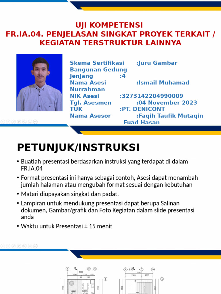 Juru Gambar Bangunan Gedung - PPT | PDF