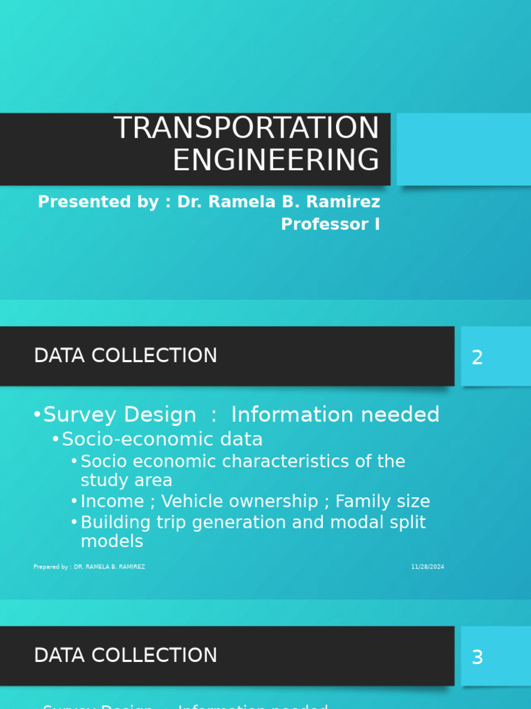 Transpo 4 | PDF | Questionnaire | Transport