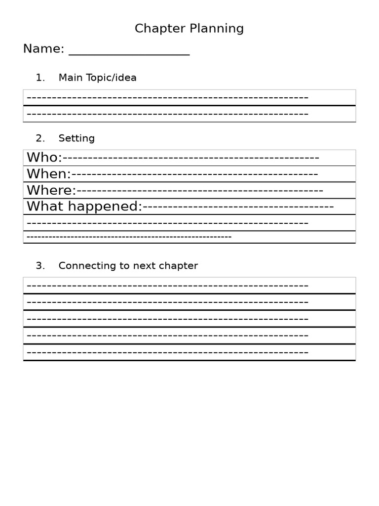 BooK Planning | PDF