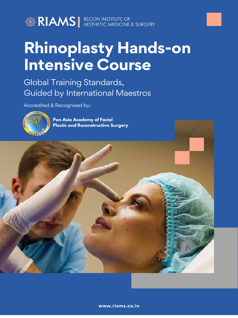 Rhinoplasty Training Course RIAMS | PDF | Plastic Surgery | Oral And ...