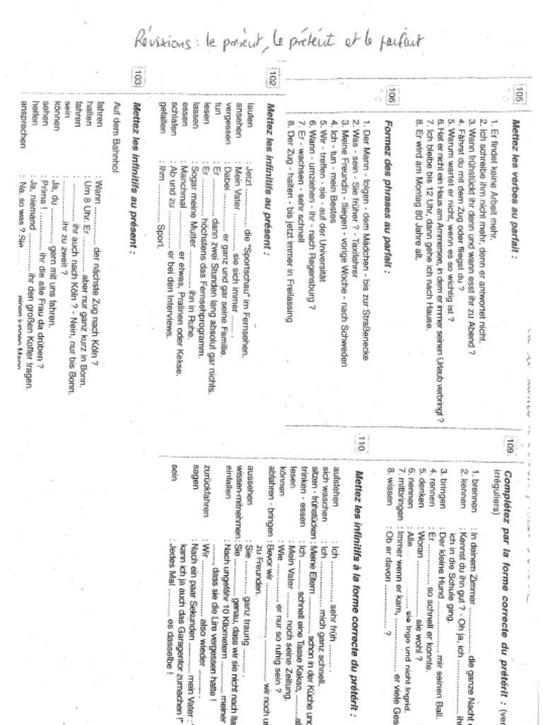 Exercices de Grammaire À Faire en Autonomie | PDF