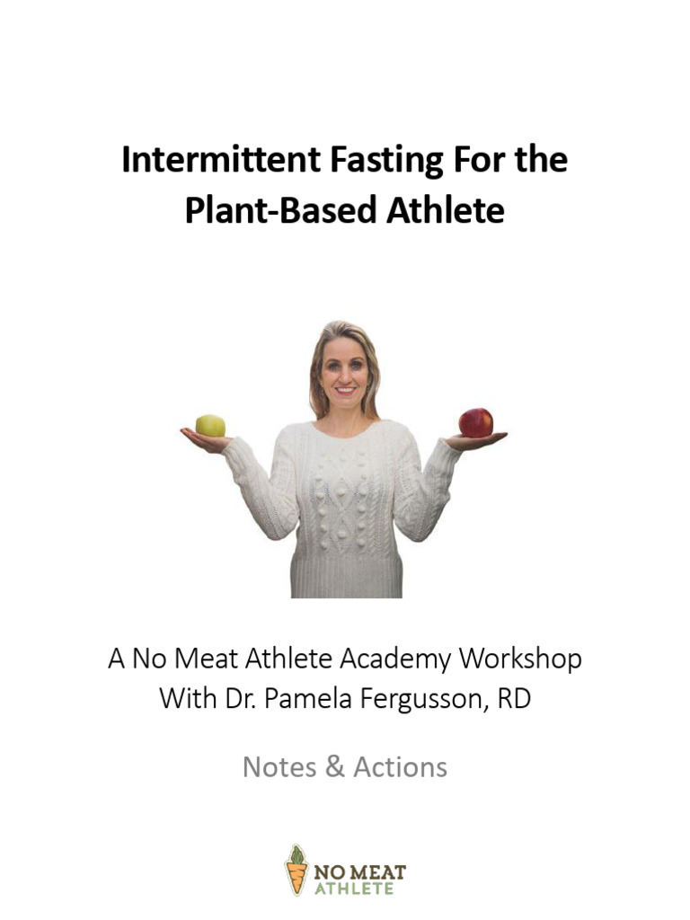 Workshop Pamela Action Sheet | PDF | Intermittent Fasting | Fasting