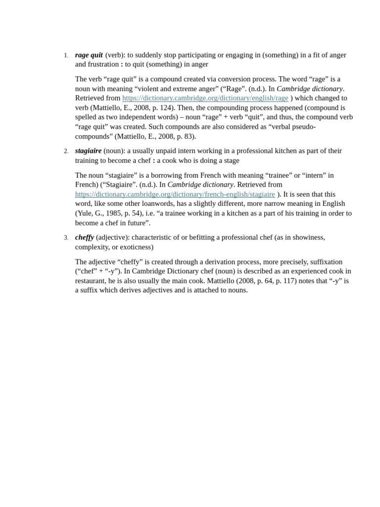 Session 4 Types of Neologisms | PDF