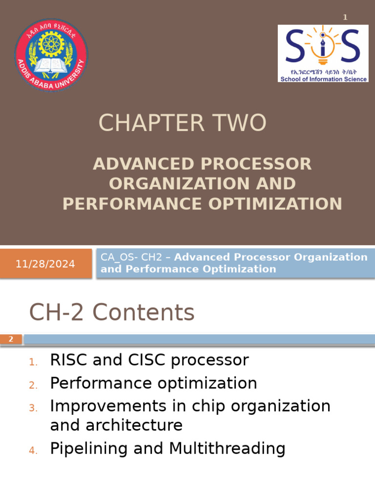 Advanced Processor Performance Optimization | PDF | Thread (Computing) | Central Processing Unit