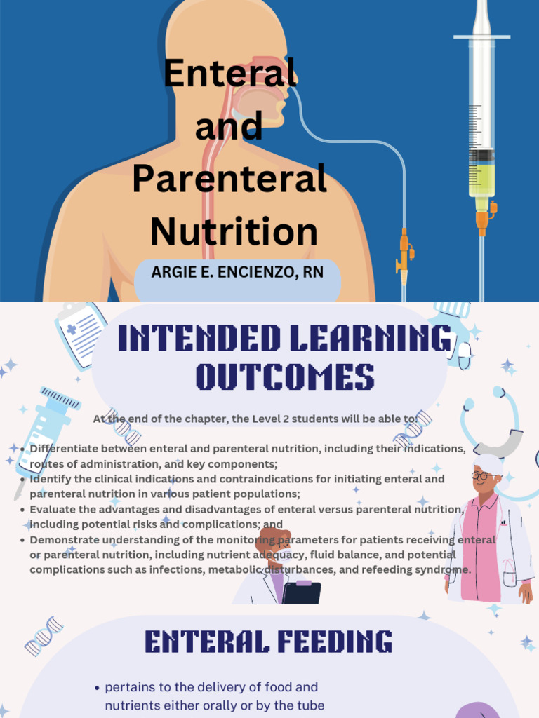 Enteral and Parenteral Nutrition | PDF | Gastroenterology | Clinical ...