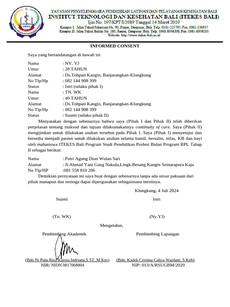 Informed Consent | PDF