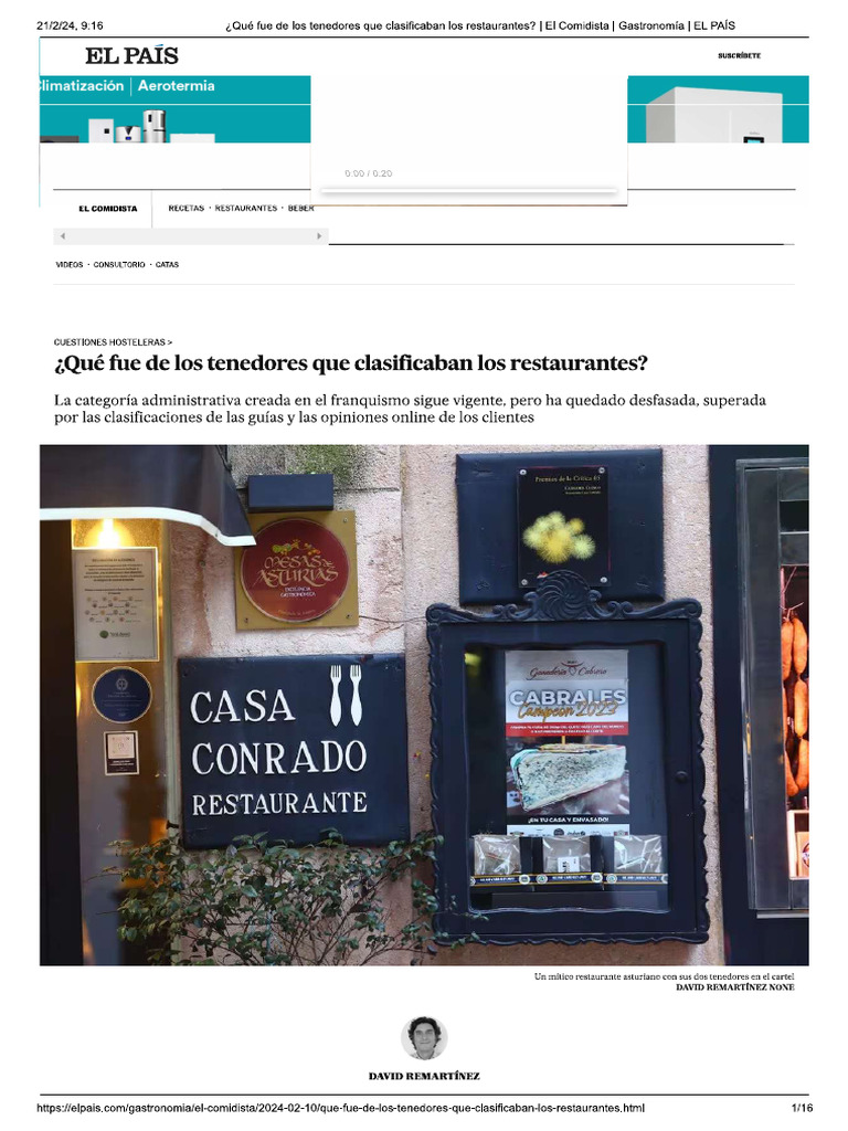 Historia Del Menu Del Dia | PDF