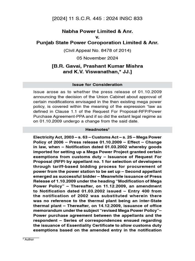 Admin Judgement File Judgement | PDF | Request For Proposal | Tariff