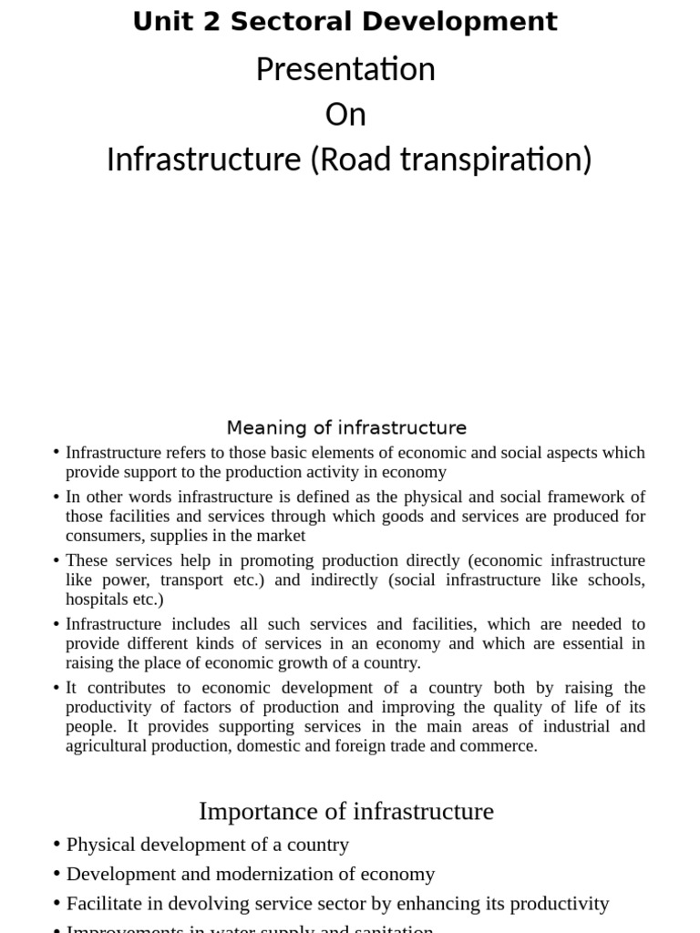 23 Infrastructure and Development Finished RP | PDF | Infrastructure ...