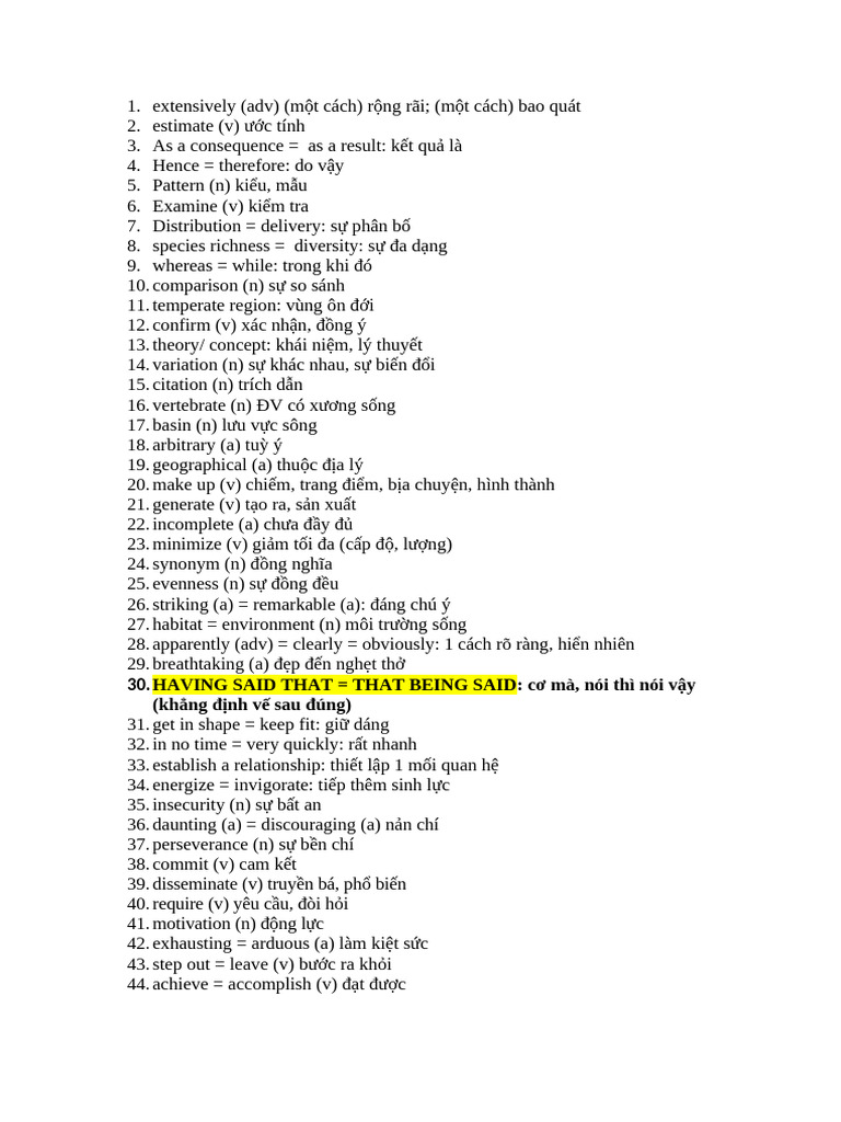 Vocab 24.11 Gki Đ NG Nai | PDF