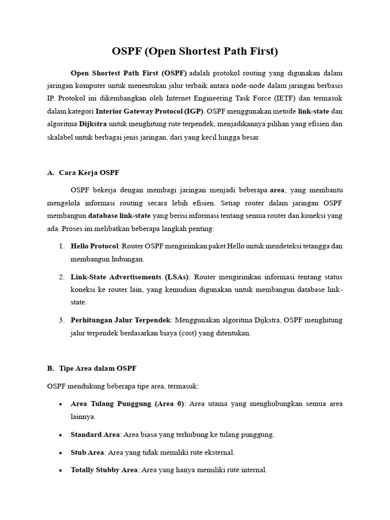 Artikel Ospf (Maya) | PDF