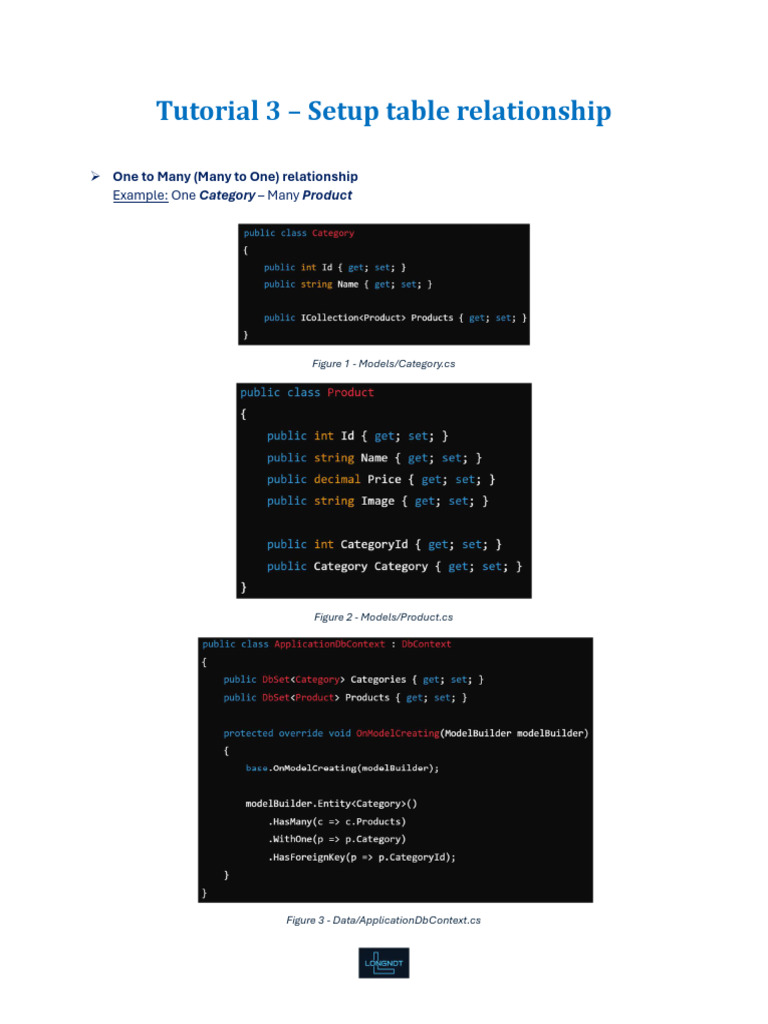 Tutorial 03 - Setup Table Relationship | PDF