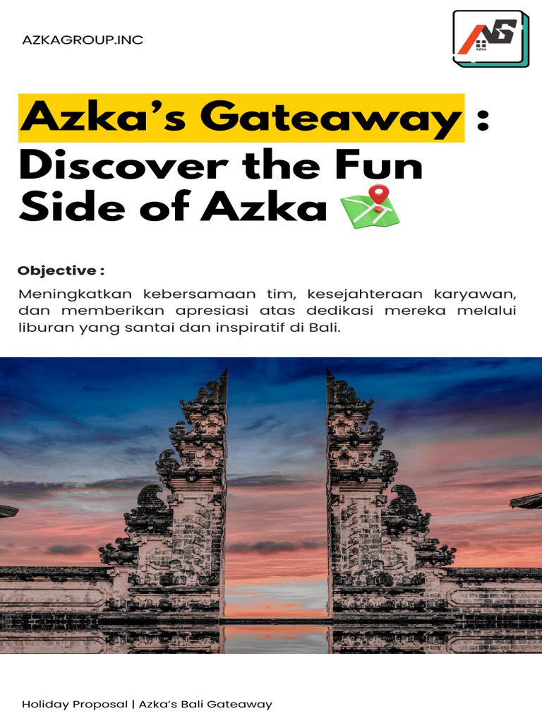 Azka's Bali Gateaway 2025 | PDF