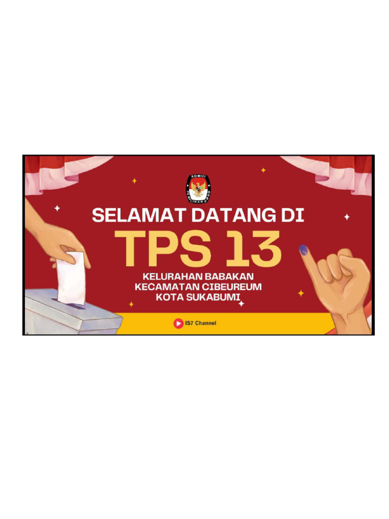 Banner Dan Meja TPS | PDF