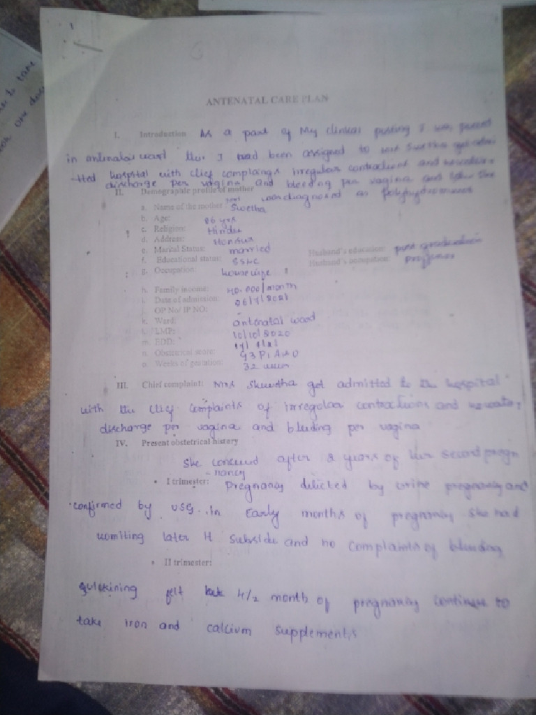 Postnatal Case Study | PDF