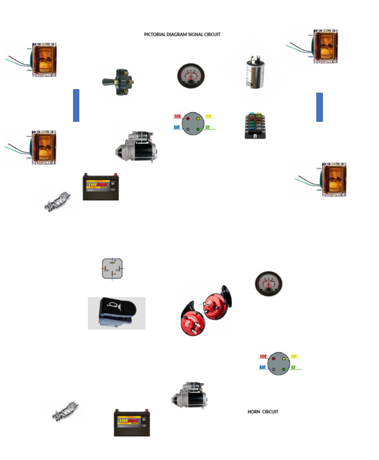Pictorial Diagram Signal Circuit | PDF