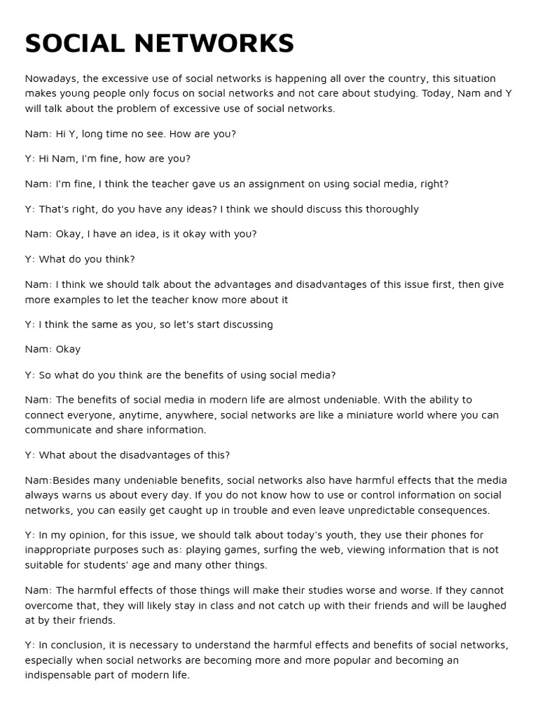 Social Networks | PDF
