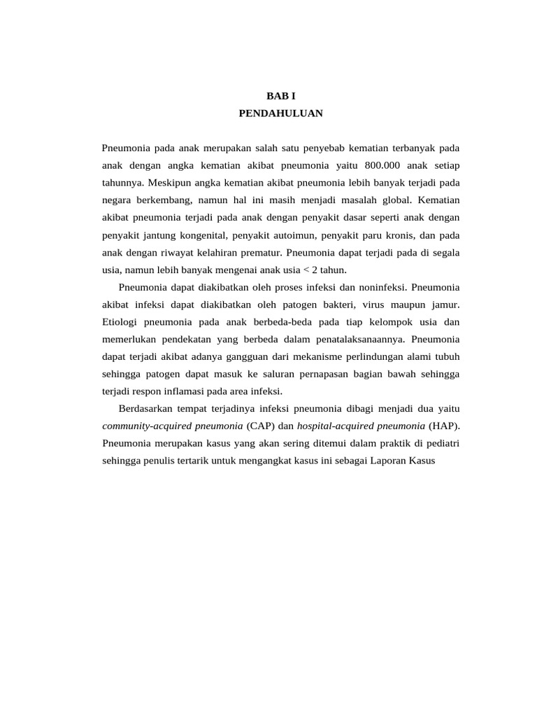 Notes Pneumonia | PDF