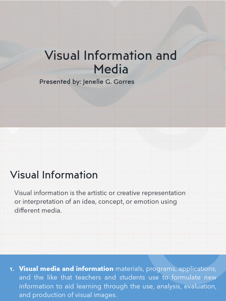 Understanding Visual Information and Media | PDF | Composition (Visual Arts) | Color