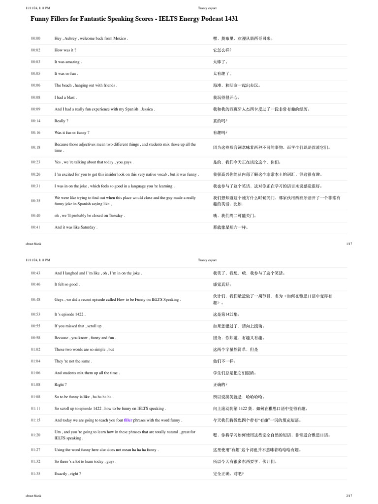 Trancy Export1 | PDF | Question