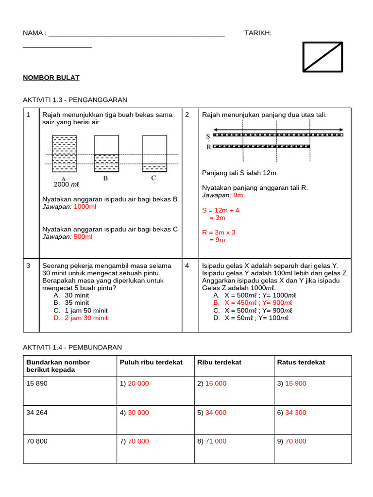 G12 Lesson 2 - Exercise 2.0 (ANSWER) | PDF
