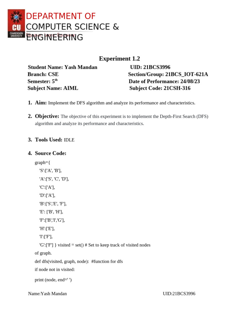 AIML - 1.2 Yash | PDF