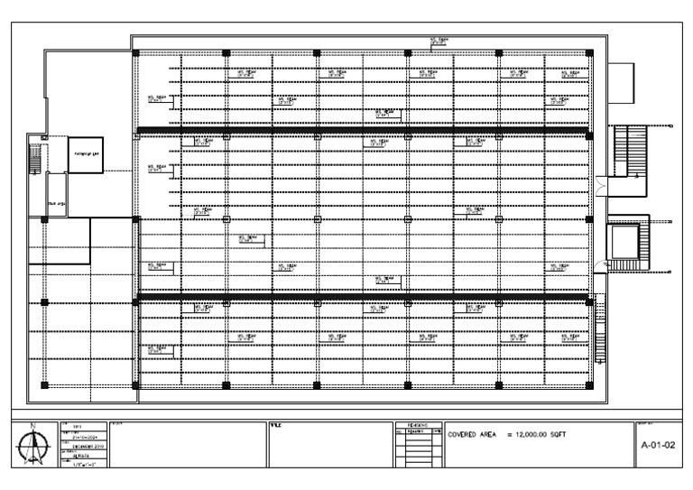 02 - Roof Plan (Ms Beam) | PDF
