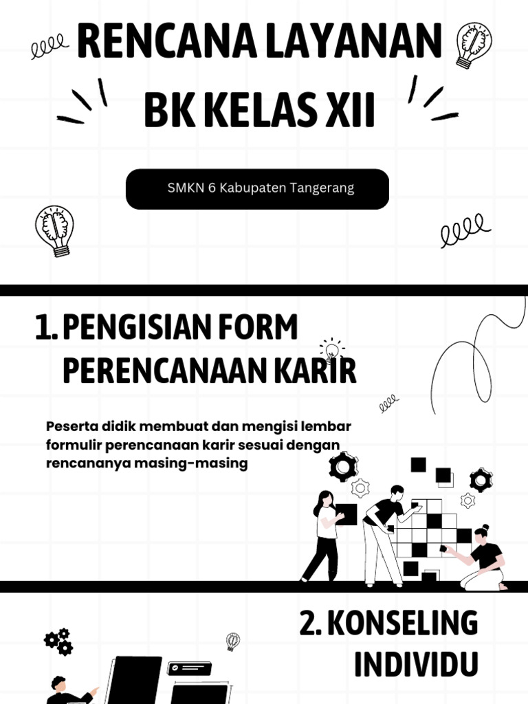 Perencanaan Layanan BK Kelas XII | PDF