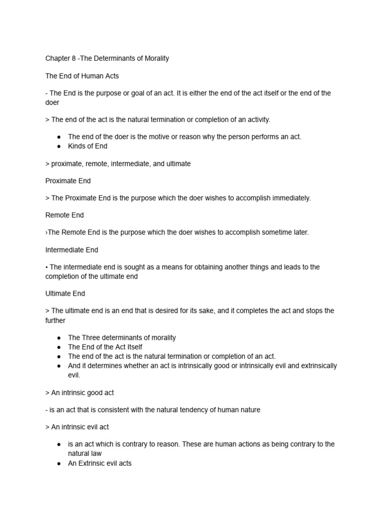 Chapter 8 Determinants of Morality | PDF | Ten Commandments | Motivation