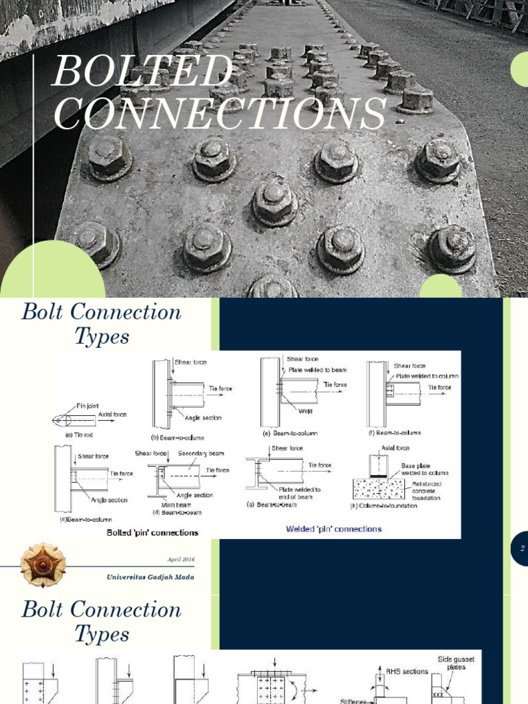 Bolted Connections | PDF | Civil Engineering | Classical Mechanics