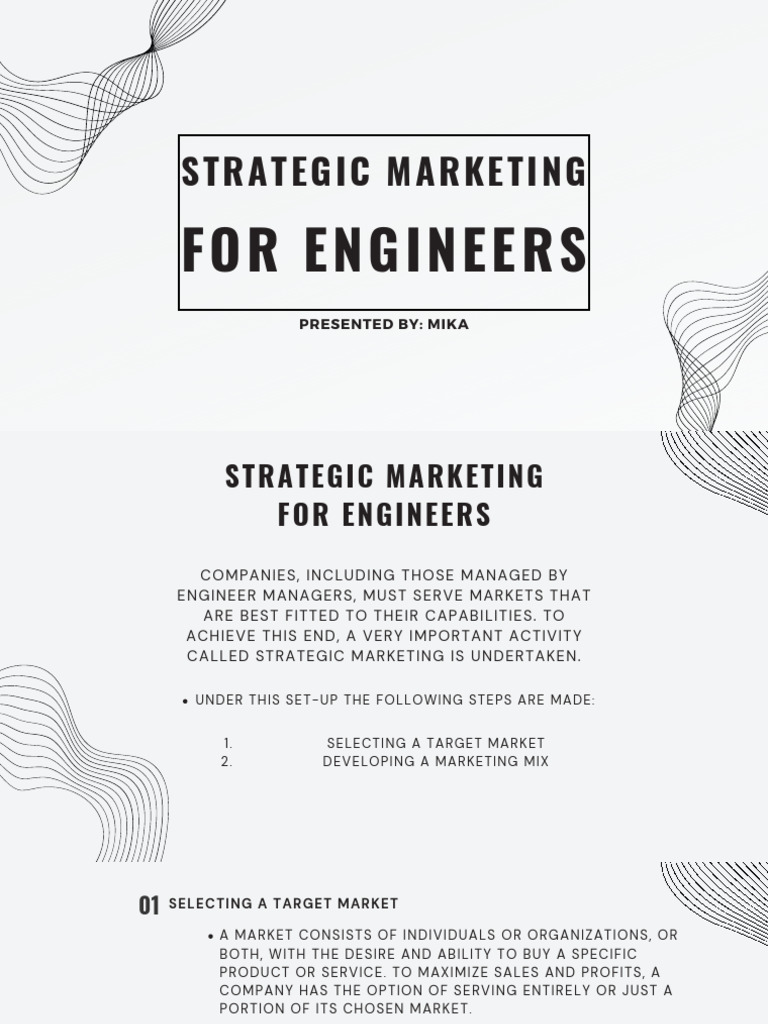 Strategic Marketing For Engineers | PDF | Marketing | Marketing Strategy