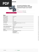 PowerLogic P3U30 Relay Overview | PDF | Relay | Sustainability