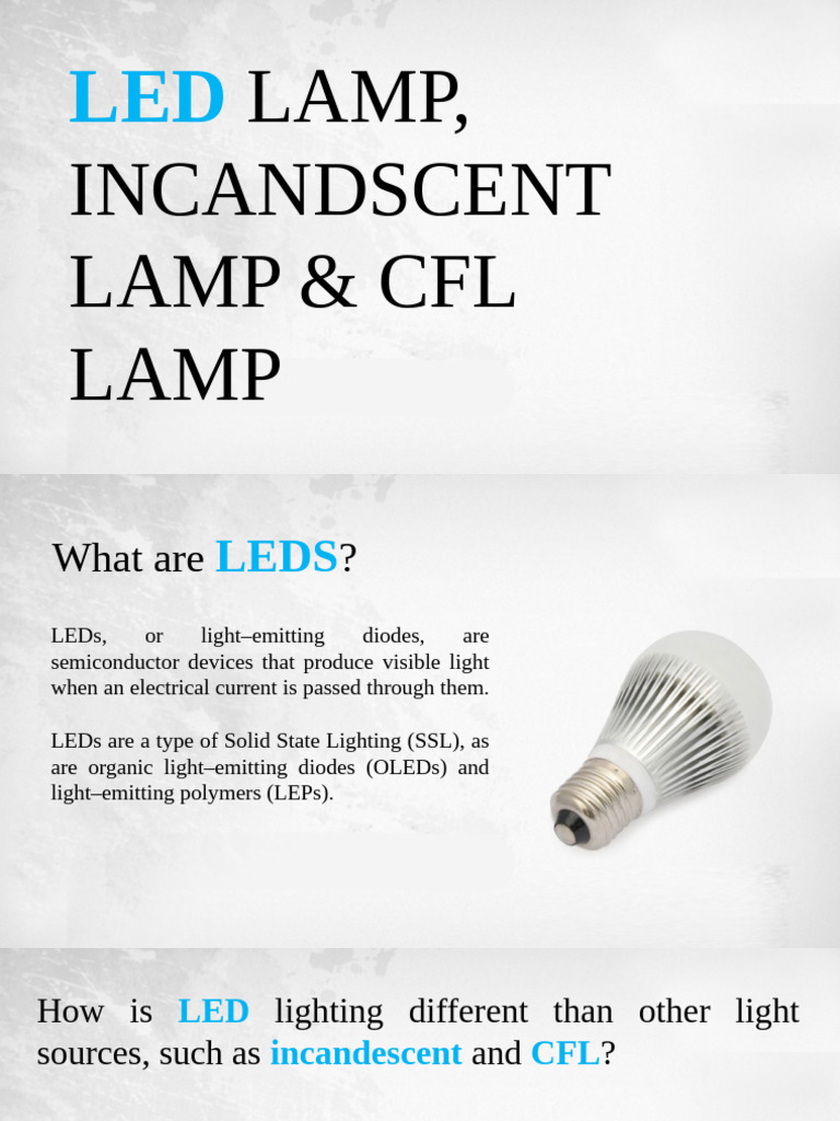 IEB Microproject PPT 1 | PDF | Light Emitting Diode | Compact ...