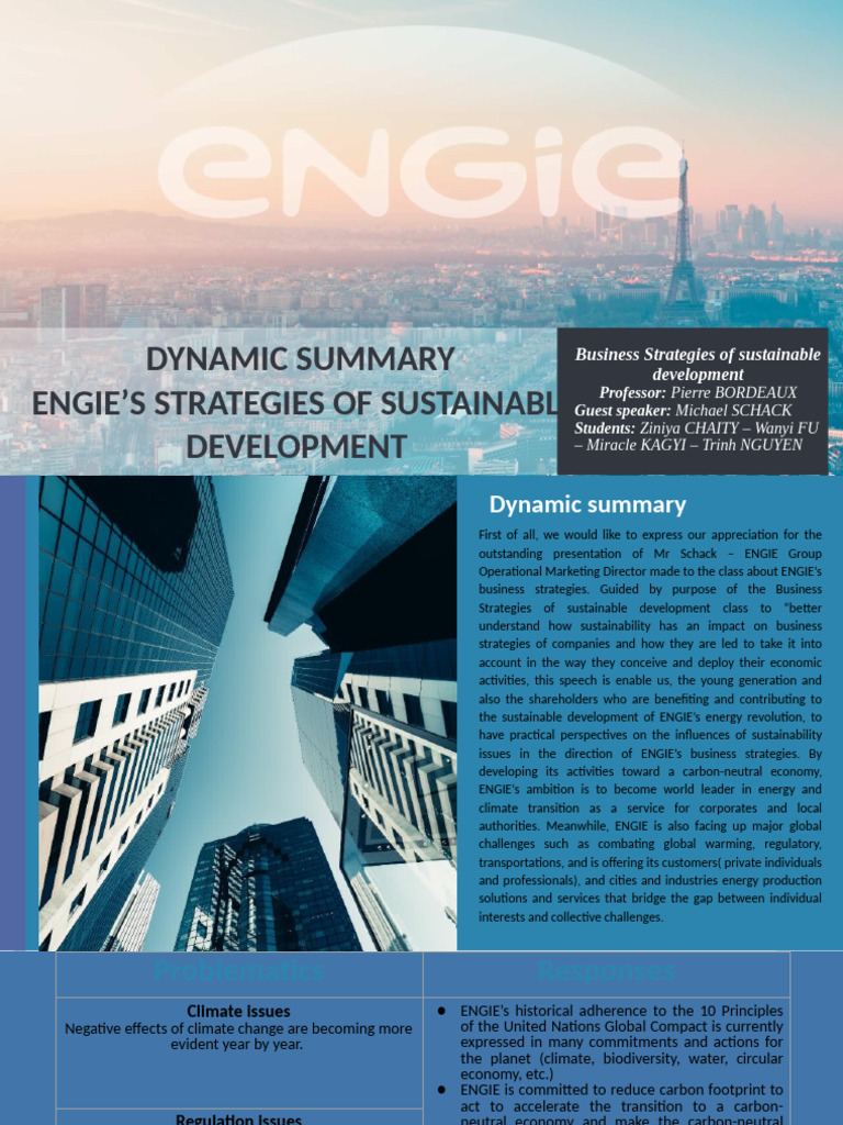 Sustainable Business Strategies | PDF | Sustainability | Climate Change ...