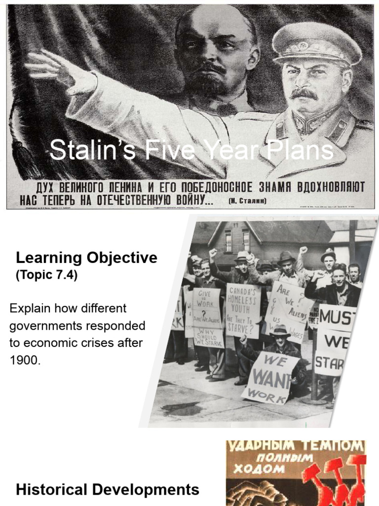Unit 7 - Stalin's Five Year Plans | PDF | Economies